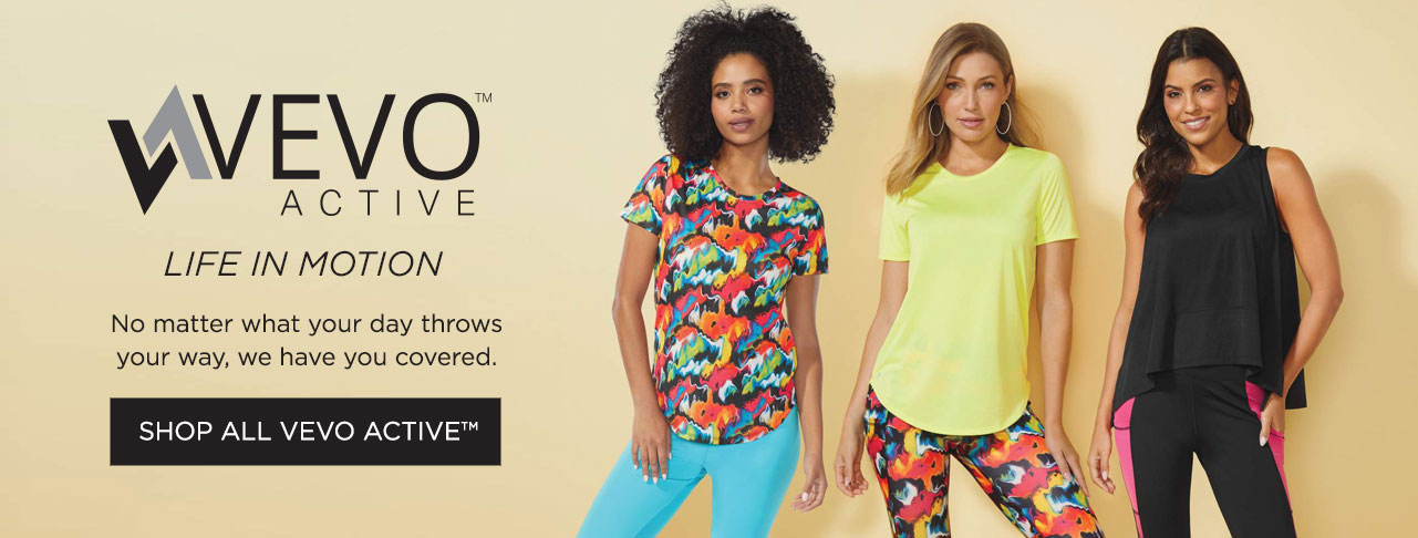 Vevo Active. No matter what your day throws your way, we have you covered.